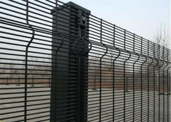 Quality Metal Wrought Iron 358 Security Fence Courtyard Ornamental Picket for sale