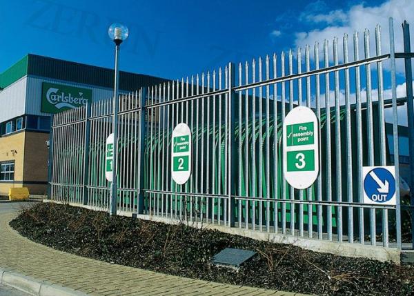 Quality Customizable Q235 Or Q345 Steel Palisade Fence For High Security Applications for sale