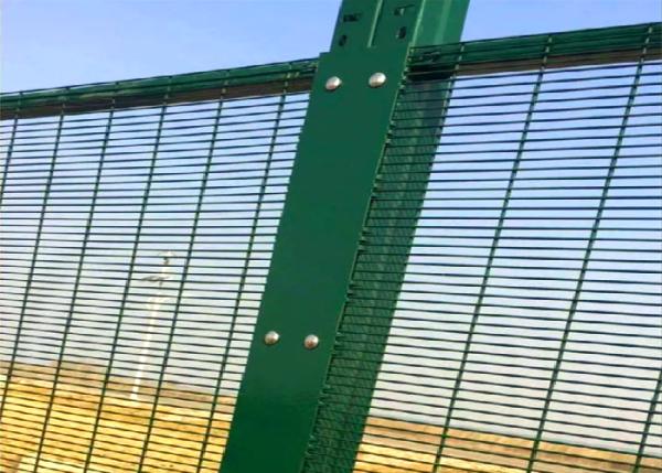 Quality Clear View 358 Security Fence Panel Welded 3.2/4.0mm Mesh Powder Coated for sale