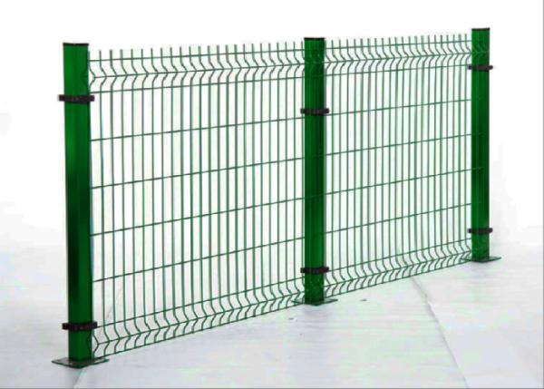 Quality 3D Security Fence Panel V Rib Curved Mesh Optimized For Logistics for sale