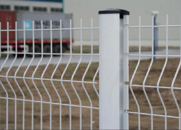 Quality Architectural 3D Curved Metal Security Fencing Color Match Powder Coating for sale