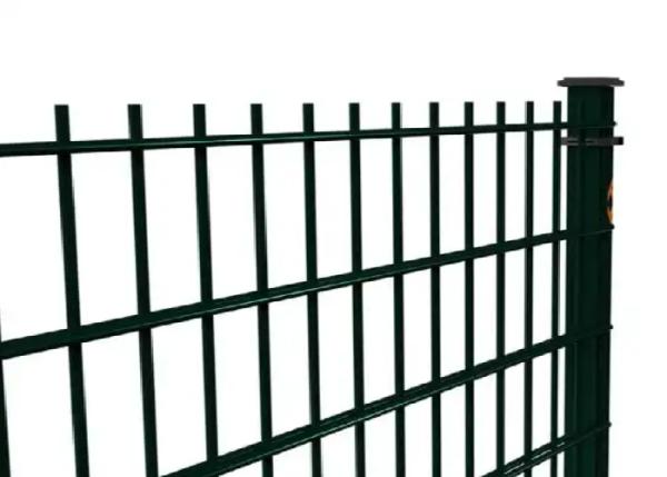 Quality Industrial Double Wire Security Fence High Stiffness Twin Rod Panels for sale