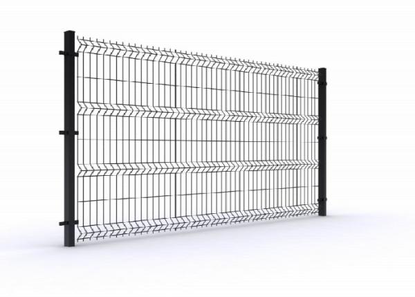 Quality 3D Profile Security Fencing Panels Reinforced Mesh With Modular Mounting System for sale