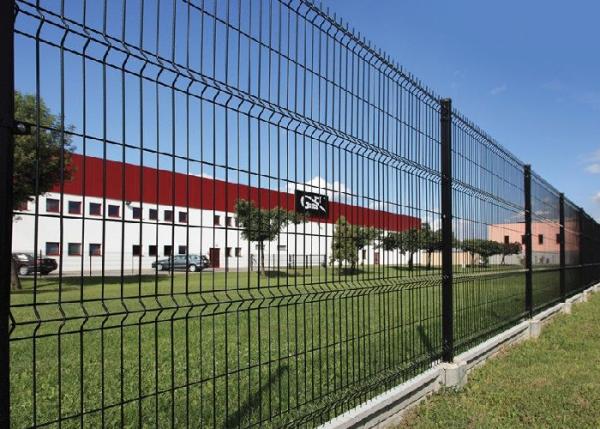 Quality Architectural 3D Security Fence Low Profile Ribbed Mesh With Color Match Finish for sale