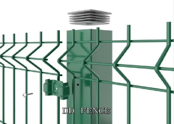 Quality Architectural 3D Security Fence Low Profile Ribbed Mesh With Color Match Finish for sale