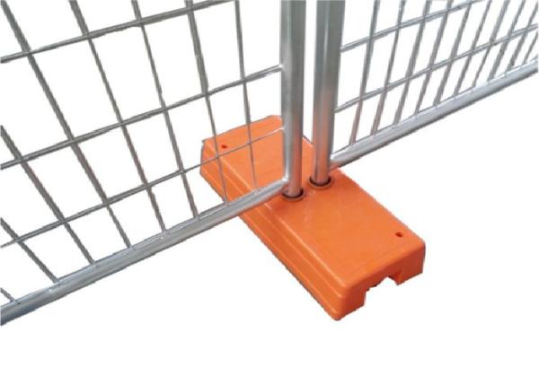 Quality Stackable Water Ballast Temporary Security Fence Depot Friendly Rapid Deploy for sale