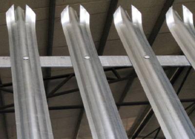 China Site Organizing Steel Palisade Fence For Sightline Management Boundary Definition for sale