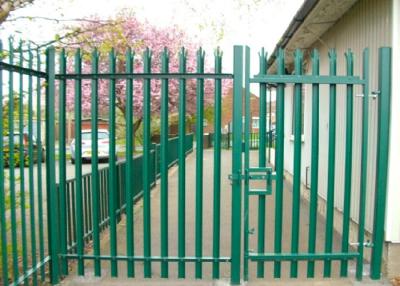 China Modular Steel Palisade Fence For Site Boundary And Long Term Outdoor Use for sale