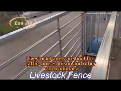 steel galvanized livestock fence panels for cattle corral yard