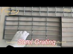 high load welded steel grating g325/30/100 anti slip for industrial platforms