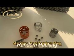 stainless steel 304 random metal pall ring packing for adsorption column tower