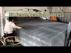 hot dip galvanized 3d curved fence for airport 50*150mm mesh hole
