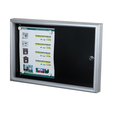 China Wall Mounted Notice Board Lockable Bulletin Board Storage Board Heavy Duty Multifunction Suitable for Home and Office for sale