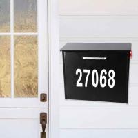 China Wall Mount Locking Mailbox Code Lock Large Capacity House Numbers Security Password Waterproof Vertical Drop Package Delivery for sale