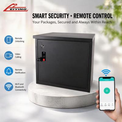China Smart Mailbox Foldable Package Delivery Box Food Delivery Box for Outdoor WIFI Connected for sale