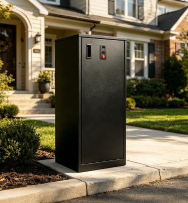 China Intelligent Oversized Parcel Locker With Video Intercom Remote Access Weatherproof Delivery Storage for Porch WIFI for sale