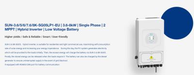 Cina 3.6KW-8KW Inverter solare monofase Growatt Hybrid Inverter in vendita
