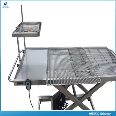 China Veterinary Medical Equipment Animal Pet Clinic Operating Table MES02 Stainless Steel for sale