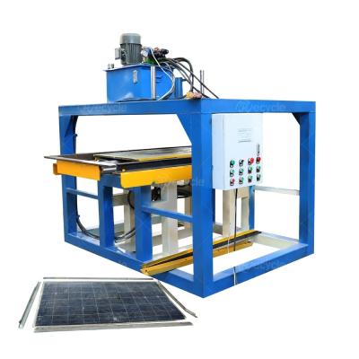 China Máquina de remoção e reciclagem de painéis solares de alumínio com sistema totalmente automático à venda