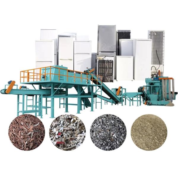 Quality 30units/H-120units/H Refrigerator Recycling Line Home Appliance Refrigerator for sale