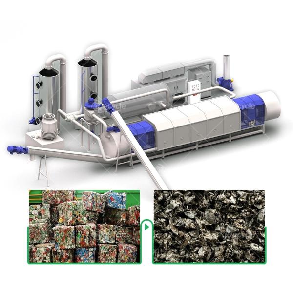 Quality Aluminum Cans Paint Carbonization Furnace UBC Cans Decoating Machine for sale