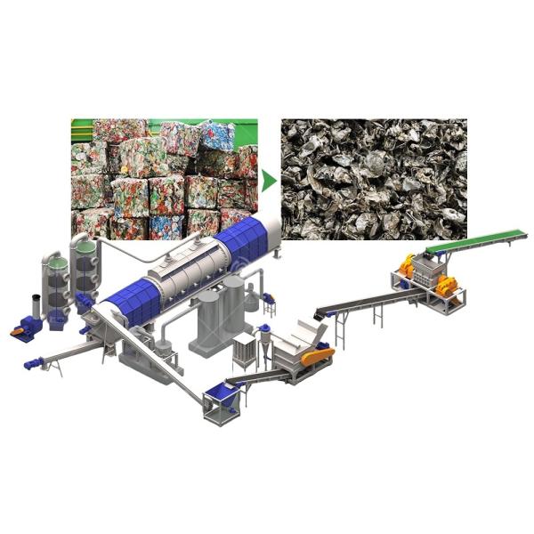 Quality Paint Remover Aluminum Cans UBC Carbonization Decoating Furnace for sale