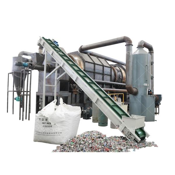 Quality Scrap UBC Paint Decoating Machine 800kg/h-1500kg/h High Carbonizing Efficiency for sale