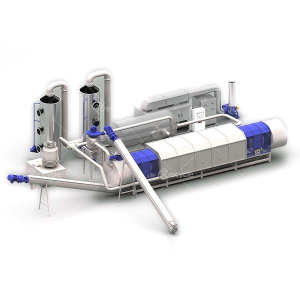 Quality Scrap Aluminum Cans Paint Removal Machine / Aluminium Profile Ubc Decoating for sale