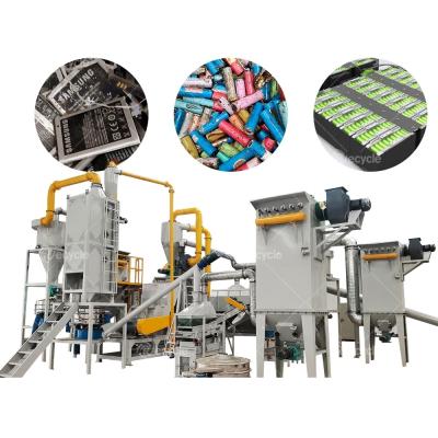 China Eco-Friendly Mobile Battery Recycling Machine for Battery Shredding and Recycling for sale