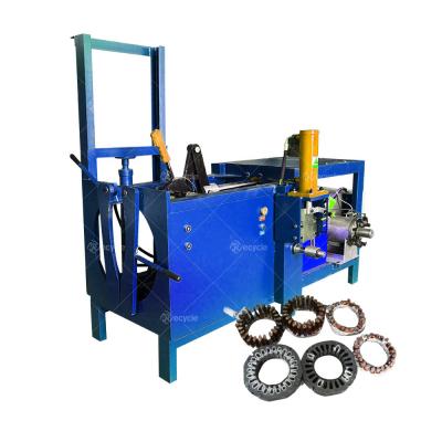 China Green CE Motor Stator Cutting Machinery for Function Dismantling Scrap Motor Rotor for sale