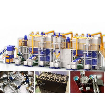China Mobile Battery Recycling Plant with Advanced Lithium Battery Separation Technology for sale