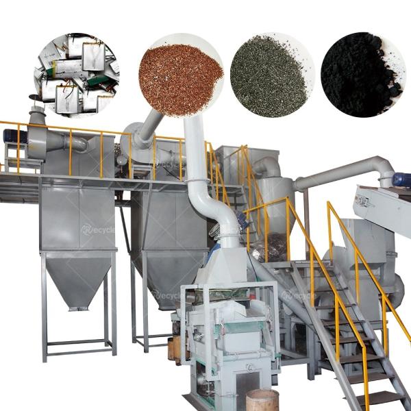 Quality 18650 Battery Recycling Machine Fully Automatic Waste Cylindrical Battery for sale