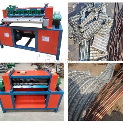 China Automatic Waste AC Radiator Separator Machine / Copper Aluminum Radiator Separator for sale