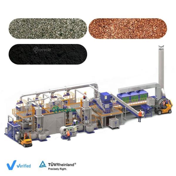 Quality Waste Battery Recycling Plant for Li Ion Mobile Batteries and Lead Acid Car for sale