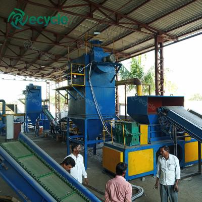 Cina Impianto di riciclaggio di radiatori a corrente alternata da 15000KG 180KW-280KW Copper Aluminum Radiator Recycling Machine in vendita