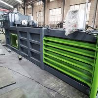 China Automatic Horizontal Hydraulic Cardboard Pressing Baling Machine 160T 37KW for Wood Packaging for sale