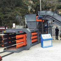 China Horizontal Baling Machine 400-500kg/m3 Bale Density 160T Hydraulic Press for Cardboard Waste Paper for sale