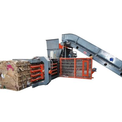 China 400-500kg/m3 Bale Density Horizontal Baling Machine for Compress Packaging Function for sale
