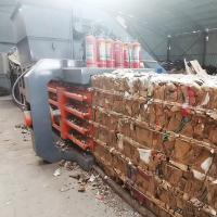 China Horizontal Baling Machine 400-500kg/m3 Bale Density 160T Hydraulic Press for Cardboard Waste Paper for sale
