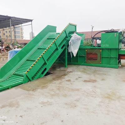 China Highly 9000 KG Horizontal Hydraulic Baling Baler Press Machine For Waste Paper Carton for sale