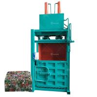China Customized Packaging Vertical Baler Machine for Cardboard Plastic Semi Automatic for sale