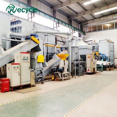 China Soft Package Cylindrische batterijrecyclinginstallatie 200-300 kg/uur Capaciteit 21000 kg Gewicht Te koop