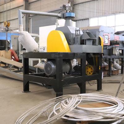 China ACSR Cable Granulator 100mm Diameter Wire Cutter Recycling Line Final Product Size 10mm for sale