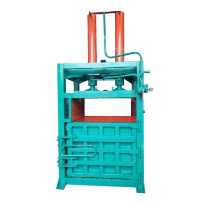 China Customized Vertical Hydraulic Cotton Bale Press Easy Operation Carton Compress Baler Machine for sale