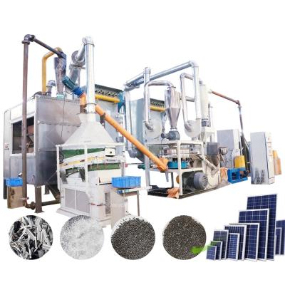 Cina Dispositivo di deframing dei pannelli fotovoltaici Soluzione ad alto rapporto di separazione per il riciclaggio dei pannelli solari in vendita