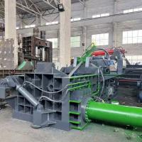 China Industrial Scrap Metal Baler Press Machine 1600 KN 22 kW for Steel Copper Aluminum for sale