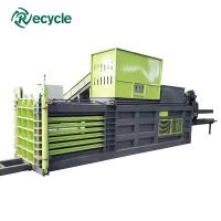 China Automatic Hydraulic Waste Paper Baler Machine 7.5kw 60T Pressure for Recycling for sale