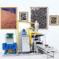 China Scrap Copper Wire Recycling Machine 100-1000kg/h Capacity Copper Plastic PVC Separator for sale