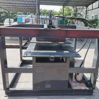 China Solar Panel Frame Separator Machine 5.5kw 150mm Hydraulic Stroke for PV Recycling for sale