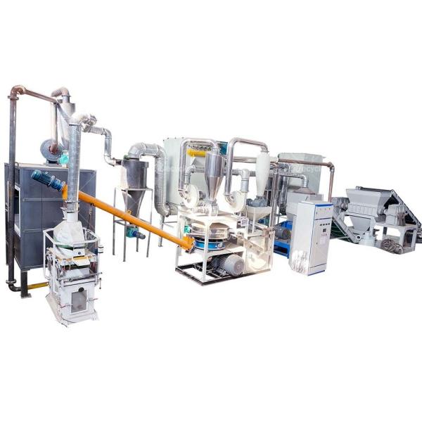 Quality 300-1000Kg/h Solar Panel Recycling Plant / Photovoltaic Cell Crushing Separating for sale